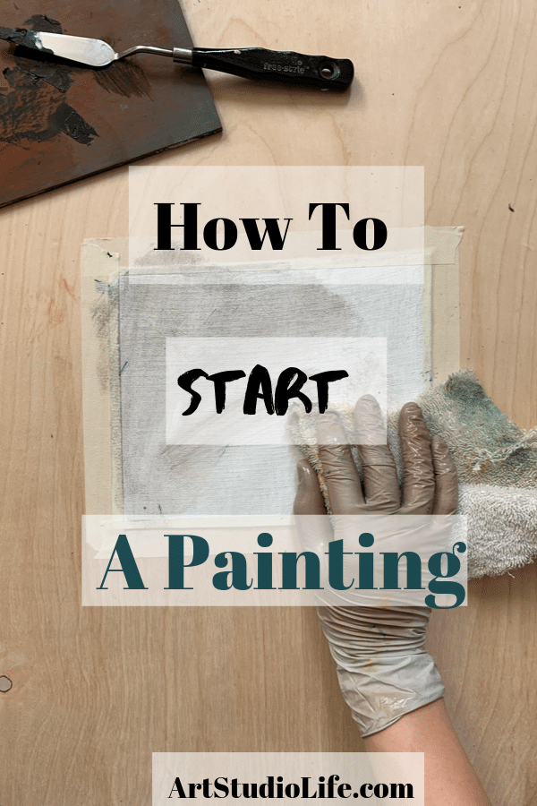 How to Start an oil Painting - and Create an Underpainting - Art Studio ...