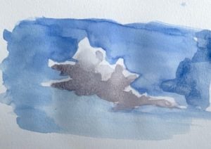 How to Paint Clouds in Watercolor: A Watercolor Painting Tutorial