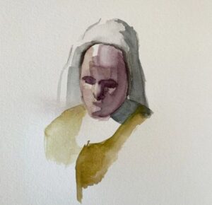 Watercolor Portrait Painting Tutorial - Painting with Watercolors for ...