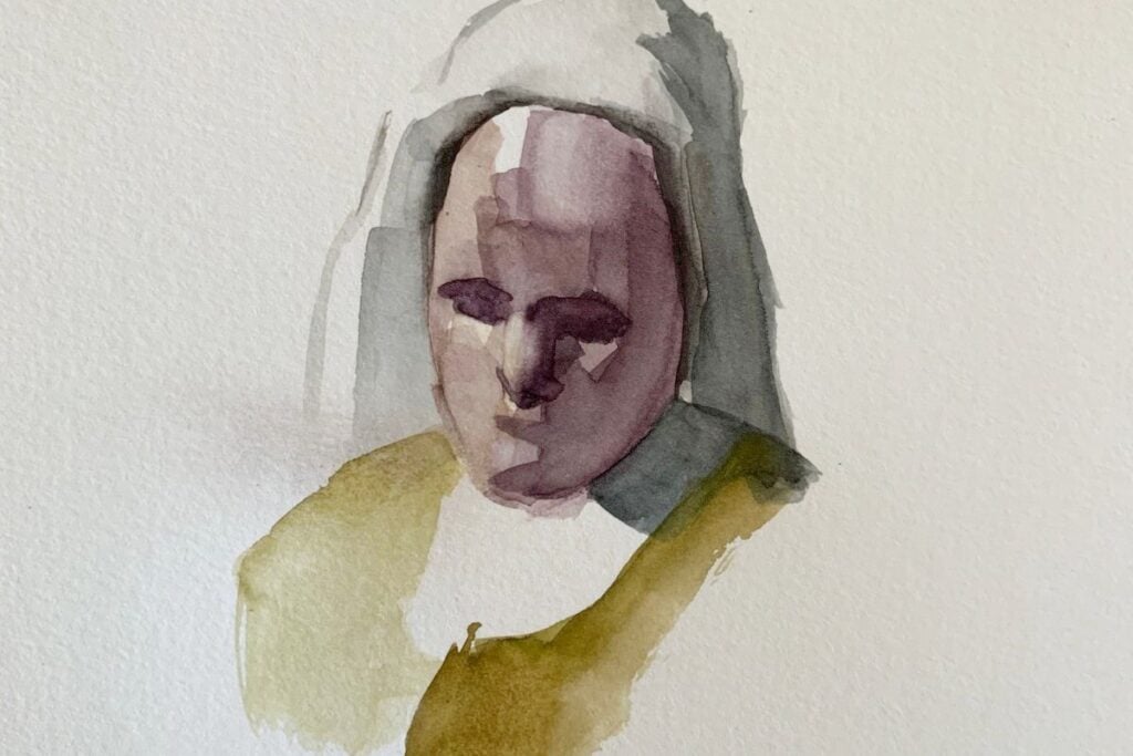 Watercolor Portrait Painting Tutorial - Painting with Watercolors for ...