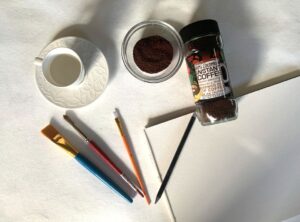 Painting with Coffee - Watercolor Landscape Tutorial | Art Studio Life