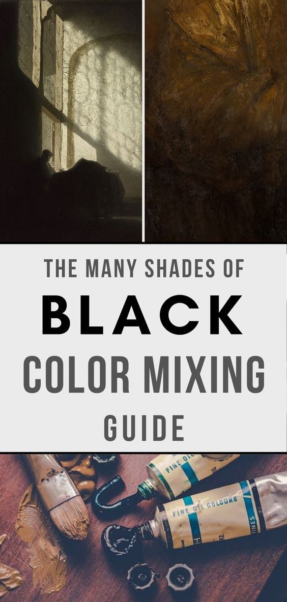 How to Make Black – Shades of Black Color Mixing Guide