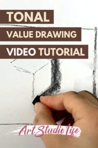 Tonal value drawing - Step by step tonal value tutorial