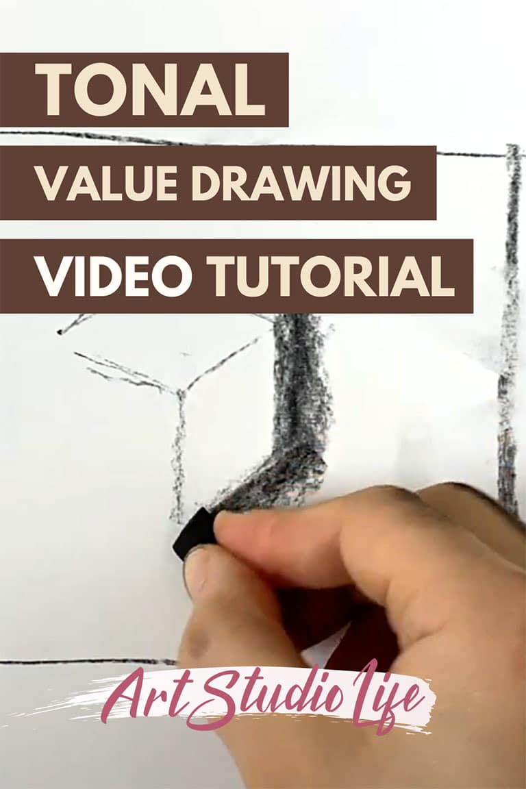 Tonal value drawing - Step by step tonal value tutorial