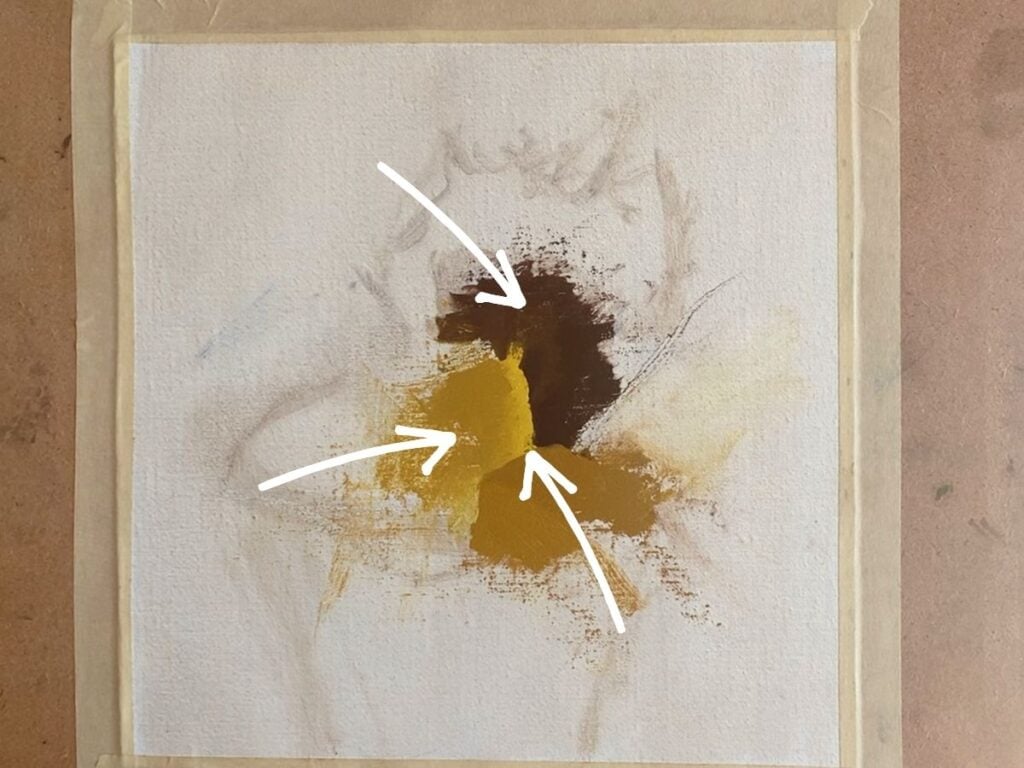 How to Begin a Painting Starting with it's First Three Color Values