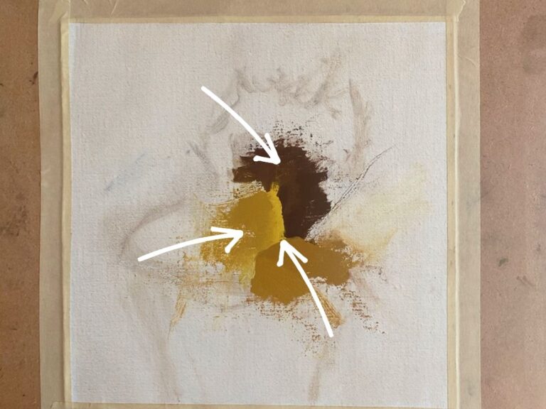 How to Begin a Painting Starting with it's First Three Color Values