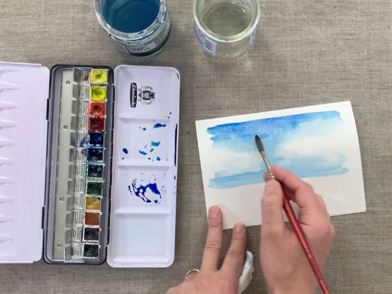 Easy Watercolor Landscape Painting Tutorial for Beginners [With Video]