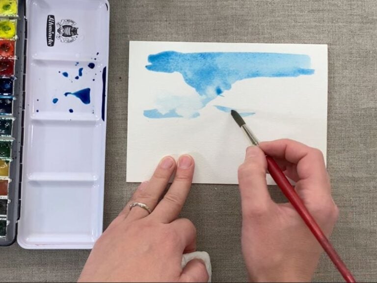Easy Watercolor Landscape Painting Tutorial for Beginners [With Video]