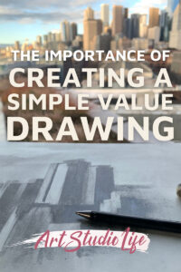 City Drawing Sketch with Realistic Value Drawing Tips