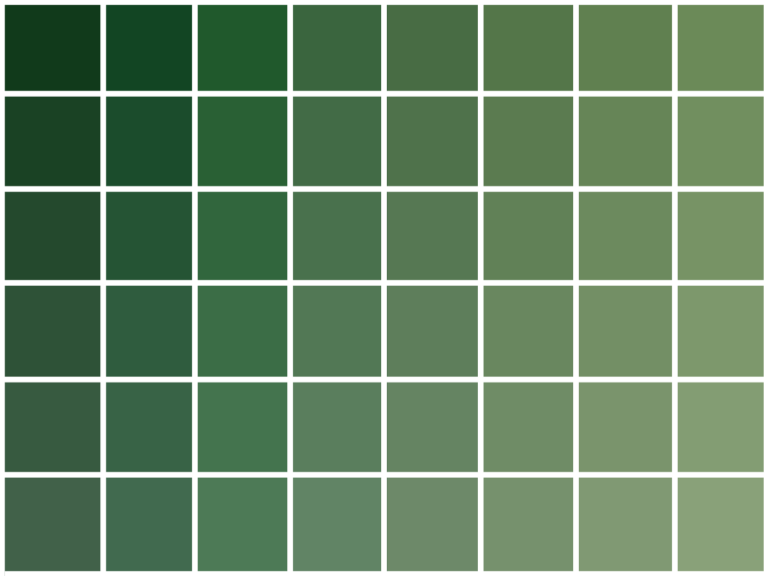 How to Make the Color Green (Color Mixing Charts)