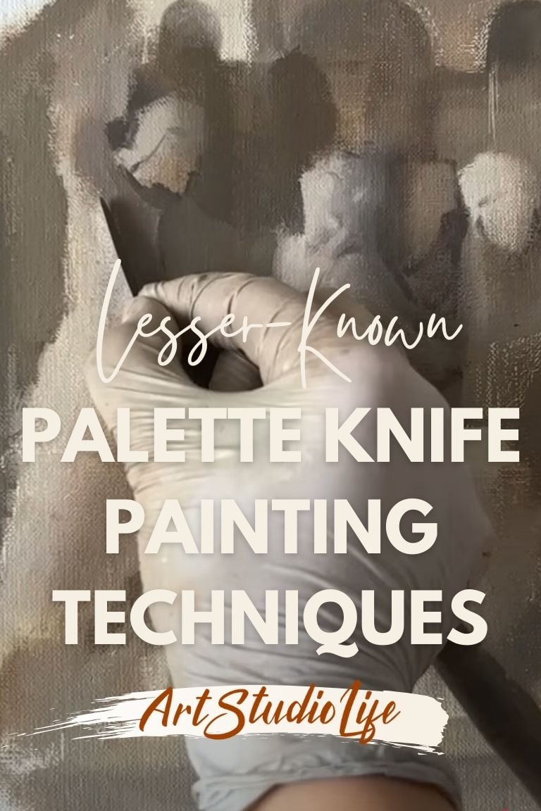 How to Use a Palette Knife for Scraping, Drawing, Edges & More
